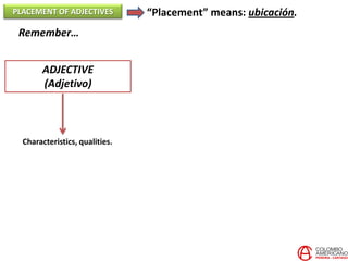 Course 2-Unit 6: Adjective of places. | PPT