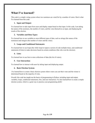 PROJECT(voting system, rock paper scissor, emoji creation , tick tack ...