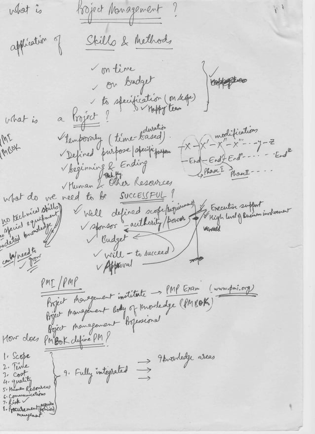 Project and-agile-project-management - lecture notes | PDF