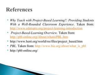 Project-Based Learning | PPT