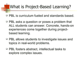 Project Based Learning | PPT