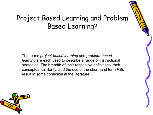 Project Based Learning Webinar