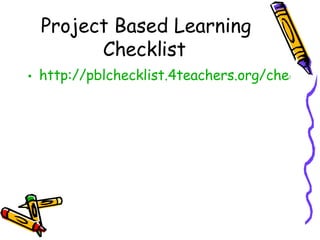 Project Based Learning Webinar | PPT