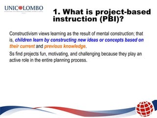 Project-Based Instruction | PPT