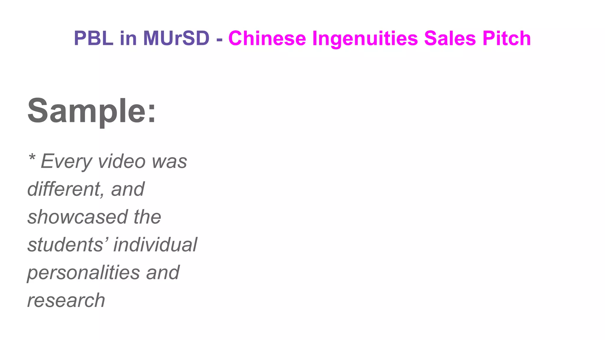 Project-based learning | PPTX