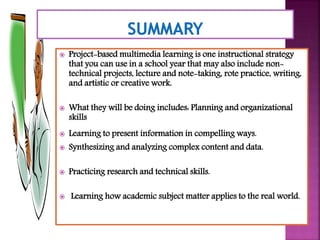 Lesson 15 Project-Based Learning and Multimedia | PPTX