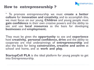 StartupCell : Project based learning in entrepreneurship | PDF ...