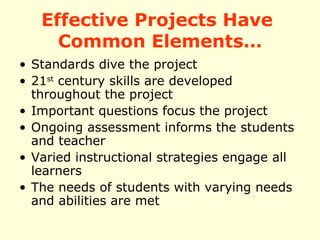 Project Based Learning Ppt | PPT