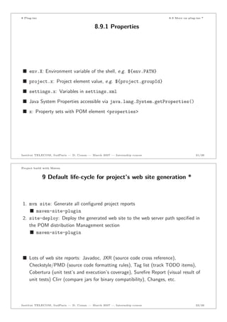 Project Build With Maven | PDF