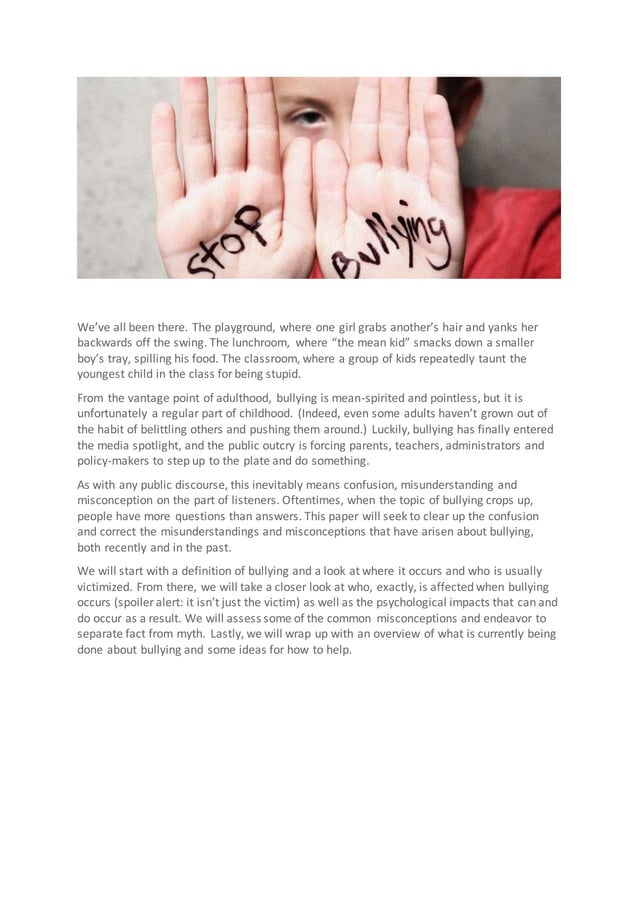 Project bullying | PDF