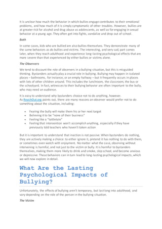 Project bullying | PDF