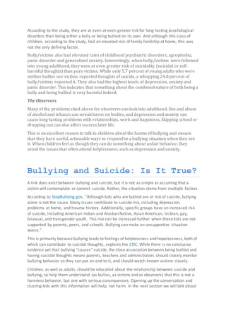 Project bullying | PDF