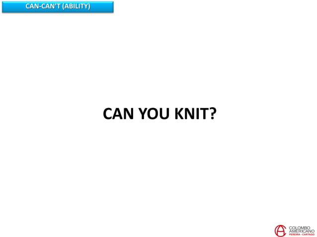 Course 5-Unit 13: Can - can not for abilities. | PPTX