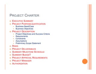 Project charter-template | PDF