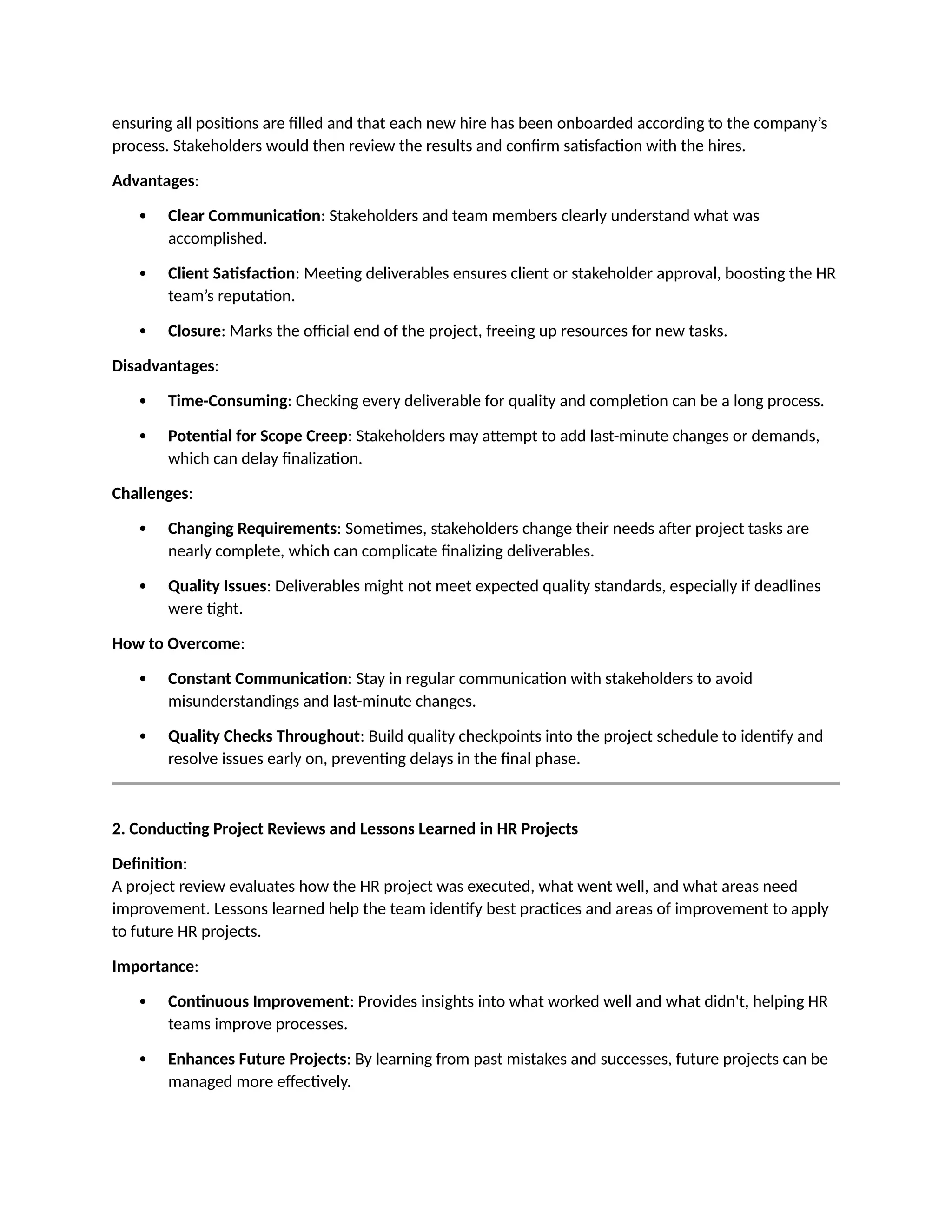 Project Closing Report _ Project Management Topic | PDF