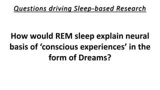 Cognitive neuroscience of dreaming | PPTX