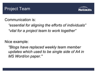 Project Communications | PPT