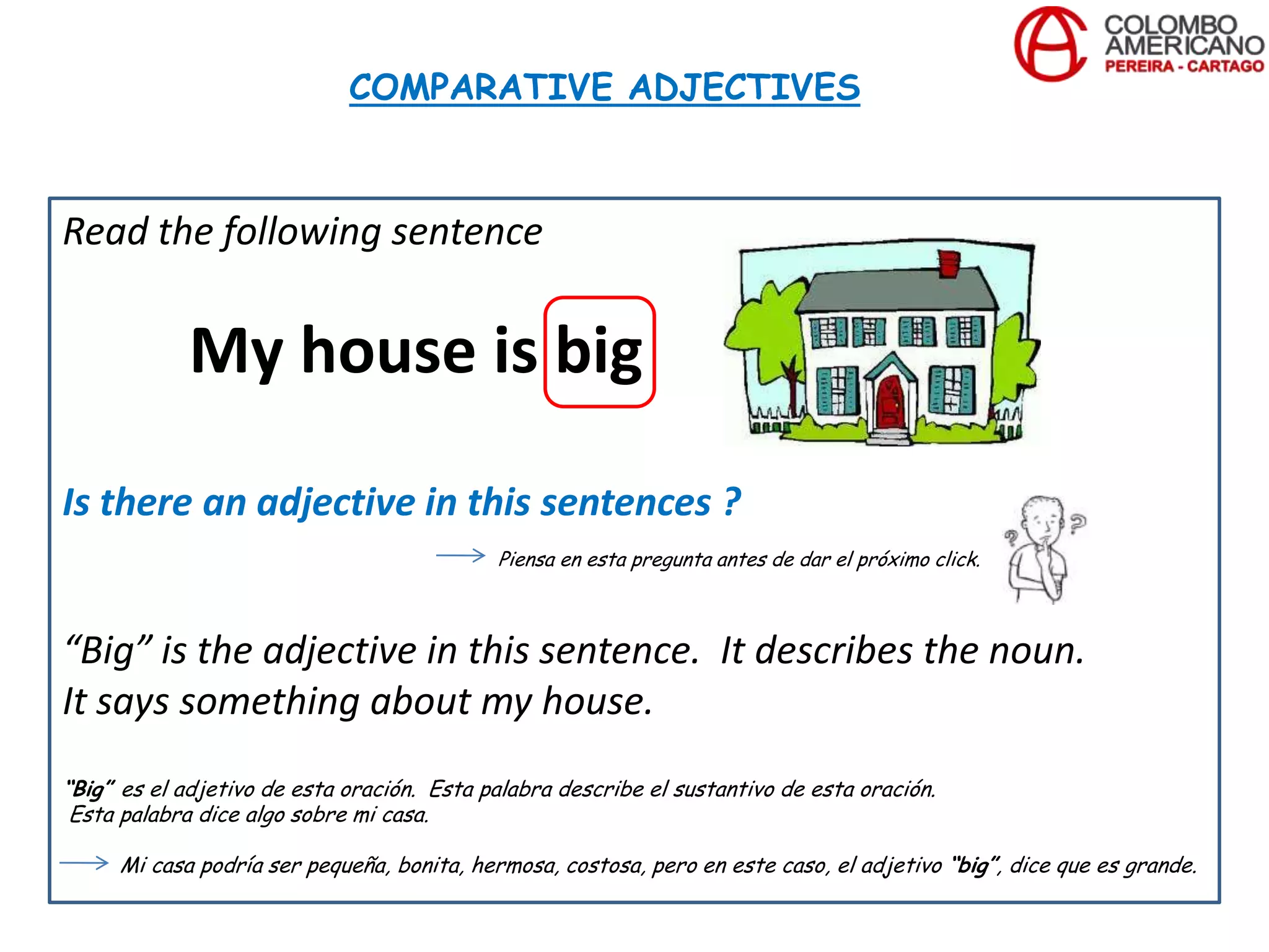 Course 6-Unit 8: comparative adjectives | PPTX