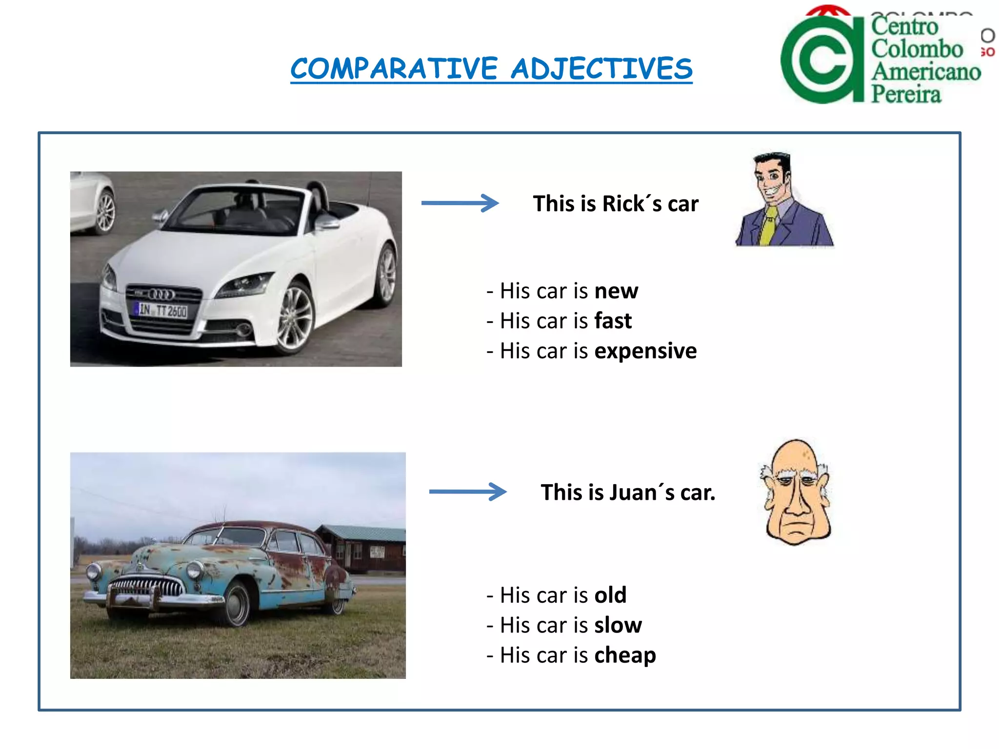 C6 U8 Project comparative adjectives - | PPT