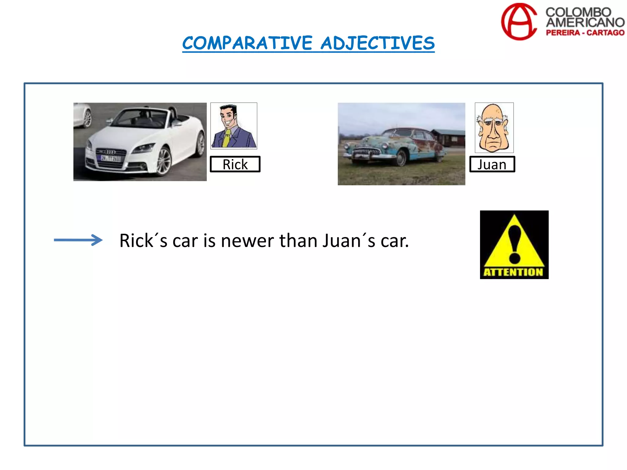 C6 U8 Project comparative adjectives - | PPT