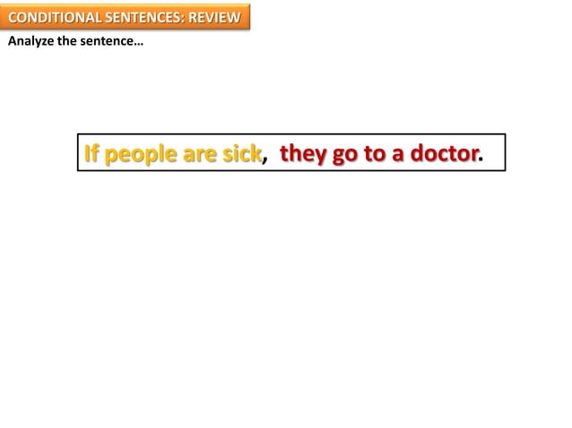 Project conditional sentences. review. | PPTX