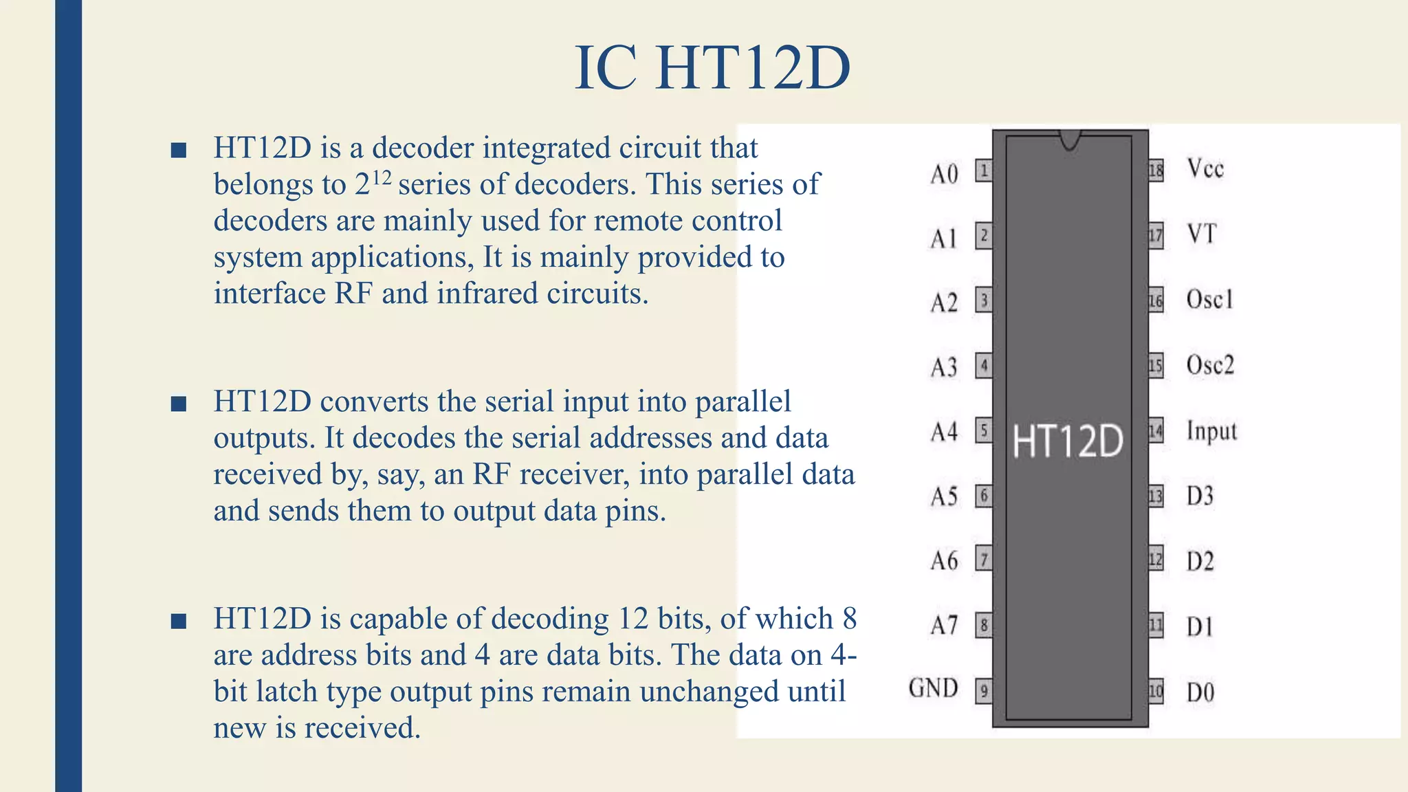HOME AUTOMATION SYSTEM USING RADIO FREQUENCY | PPTX
