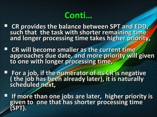Project crashing and job sequencing | PPT