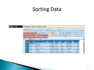 Project data tabs | PPT