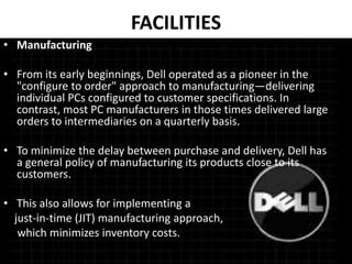 DELL supply chain management | PPTX