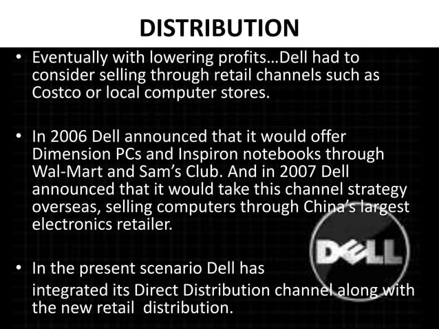 DELL supply chain management | PPTX | Logistics | Business