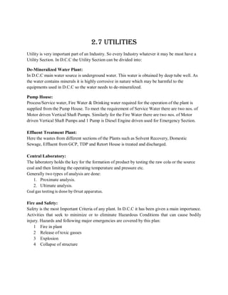 Dankuni Coal Complex | PDF