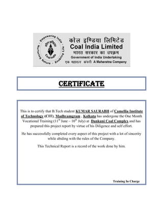 Dankuni Coal Complex | PDF