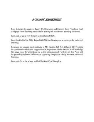 Dankuni Coal Complex | PDF