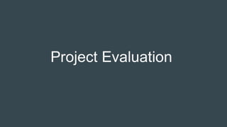 project evaluation | PPT