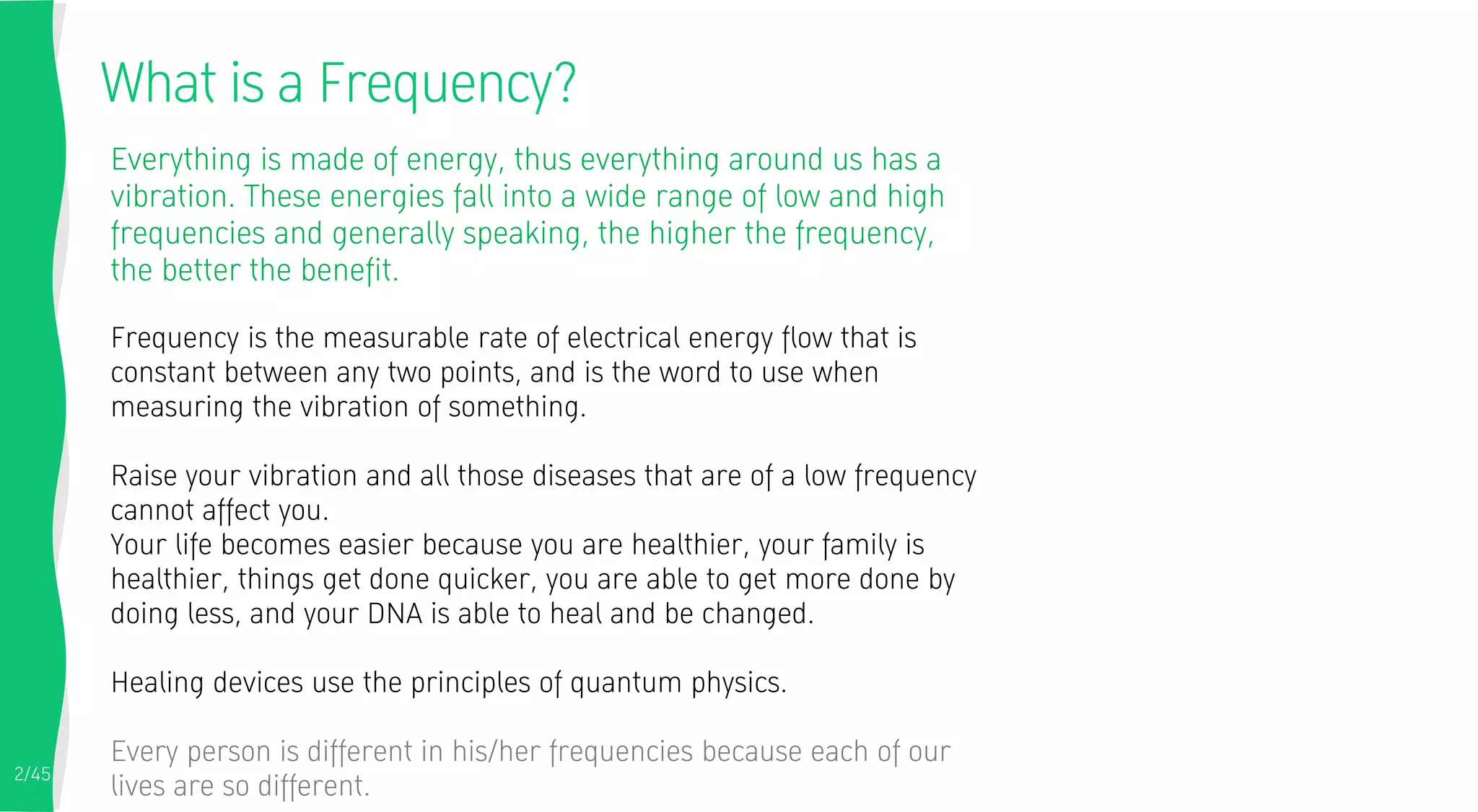 Project Frequency Vibrations for Humans | PDF