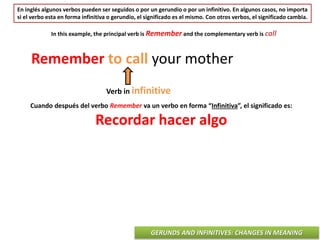 C10 U7 Project gerunds and infinitives. | PPTX