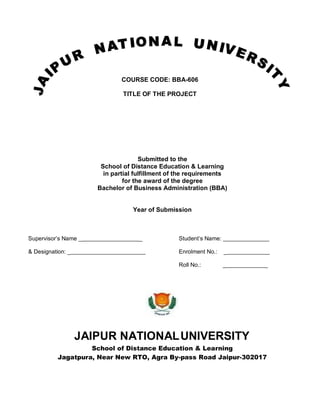 Project guidelines-for-bba (3) | PDF