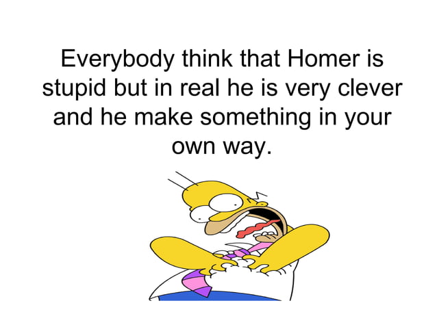 Project Homer Simpsons | PPT