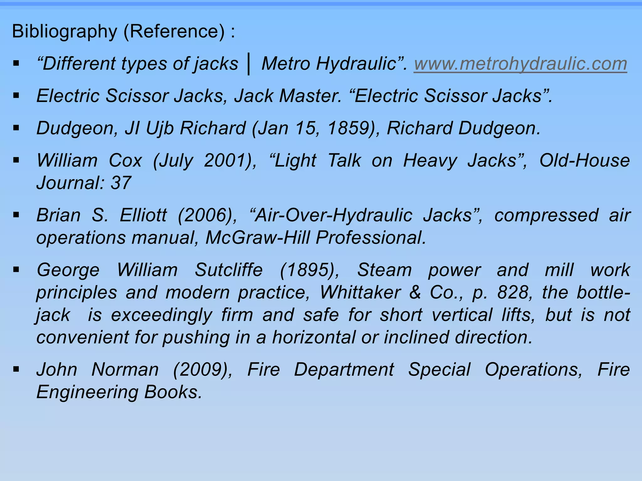 Project ii (3361910) (ppt on hydraulic jack) | PPT