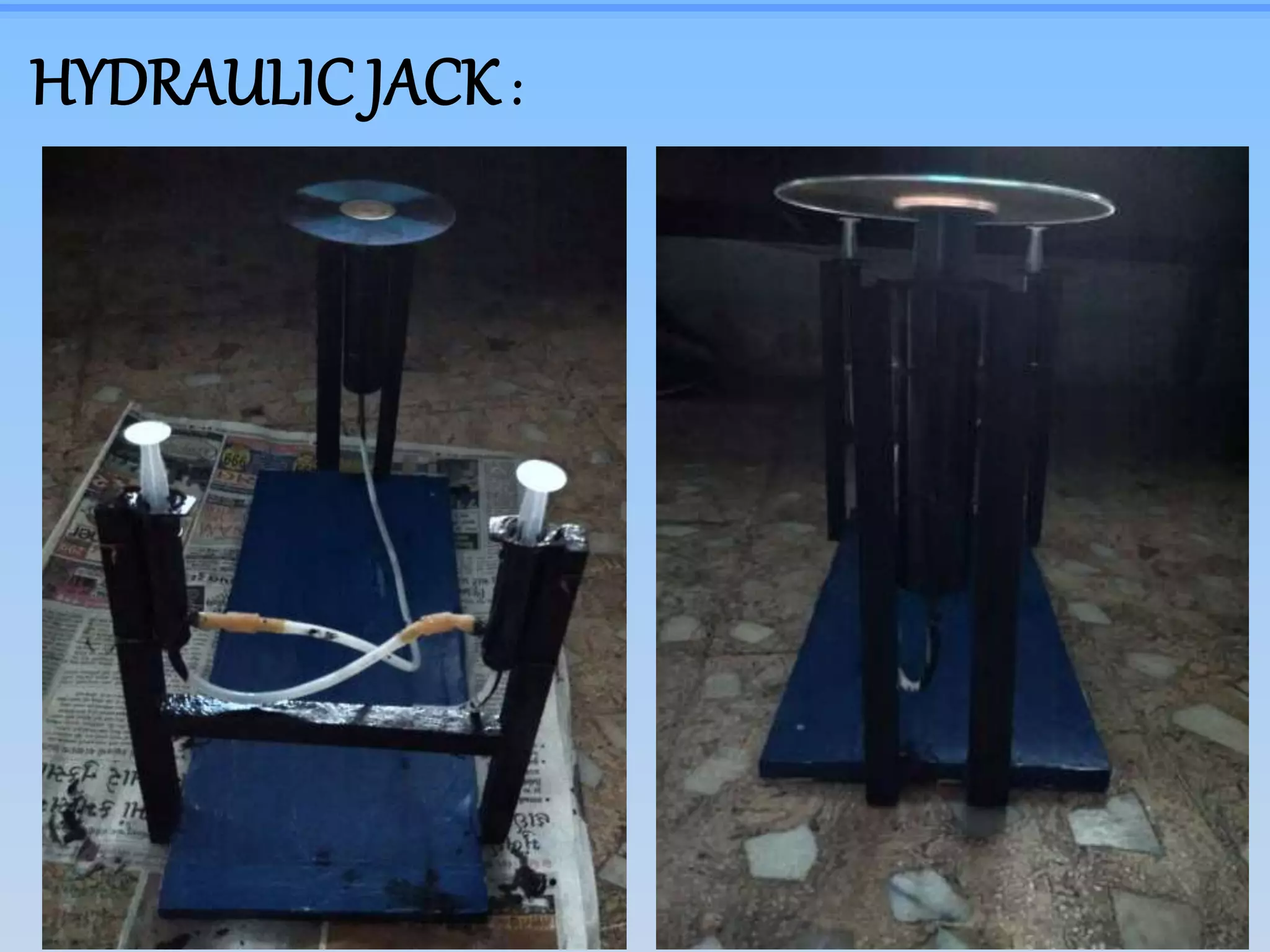 Project ii (3361910) (ppt on hydraulic jack) | PPT