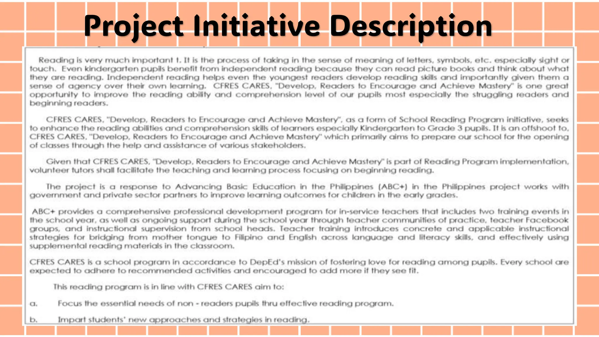 Project-Initiative-Plan-REport on Reading .pptx