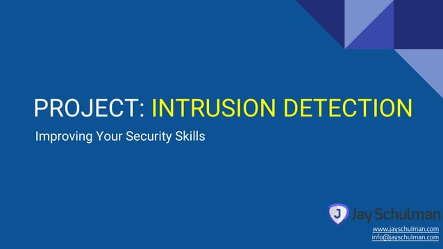 Project Intrusion Detection Ppt 3591