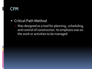 Construction Project Management | PPT