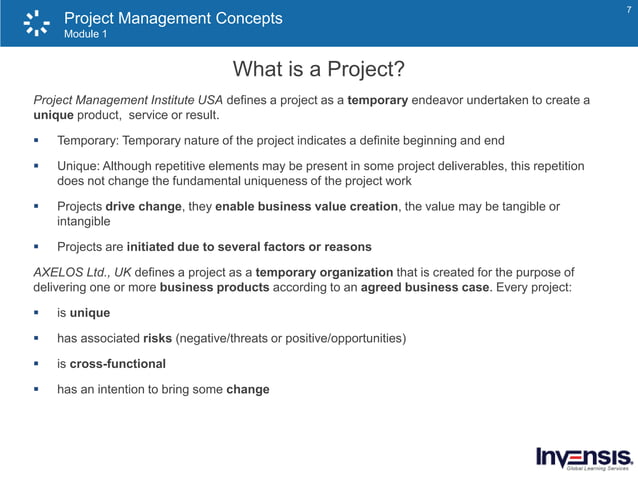 Project Management Fundamentals Course Preview | PPT