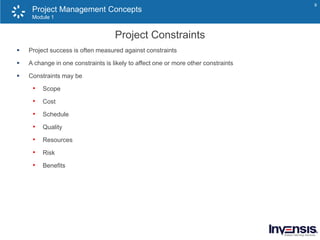 Project Management Fundamentals Course Preview | PPT