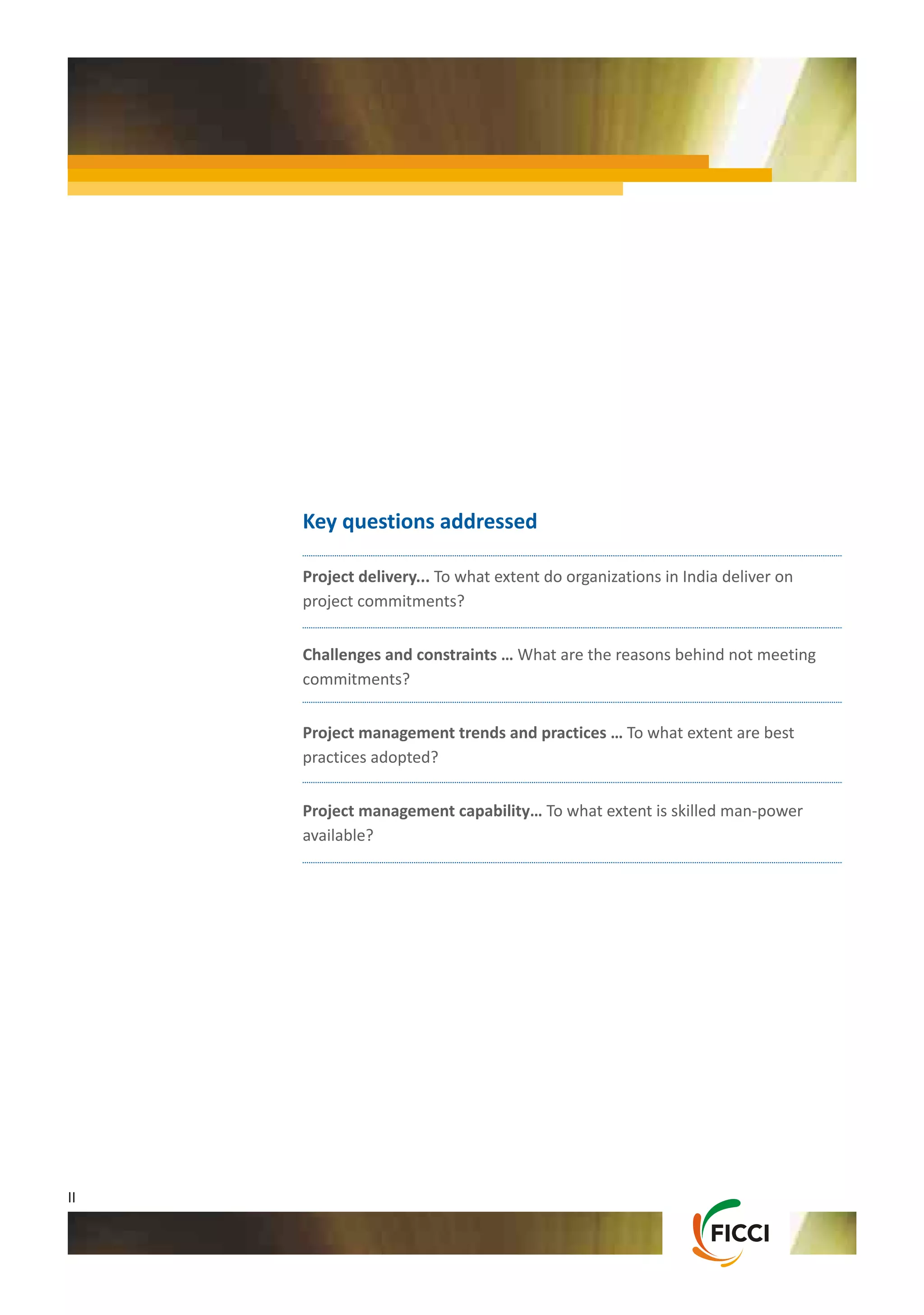 Project Management in India - Insights from Six Key Sectors | PDF