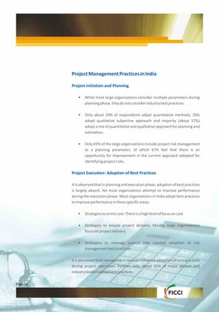 Project Management in India - Insights from Six Key Sectors | PDF