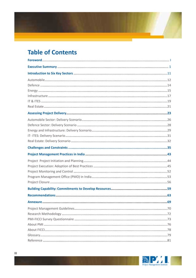 Project Management in India - Insights from Six Key Sectors | PDF