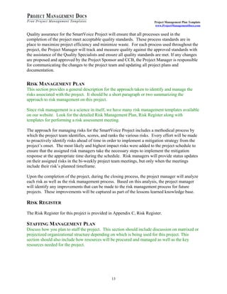 Project management-plan | PDF