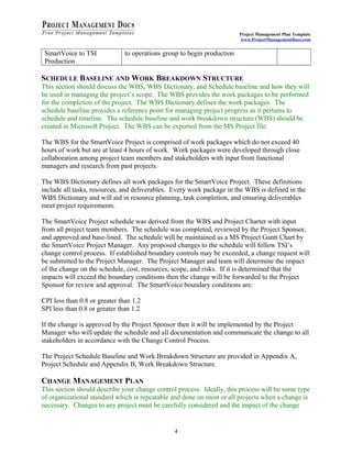 Project management-plan | PDF